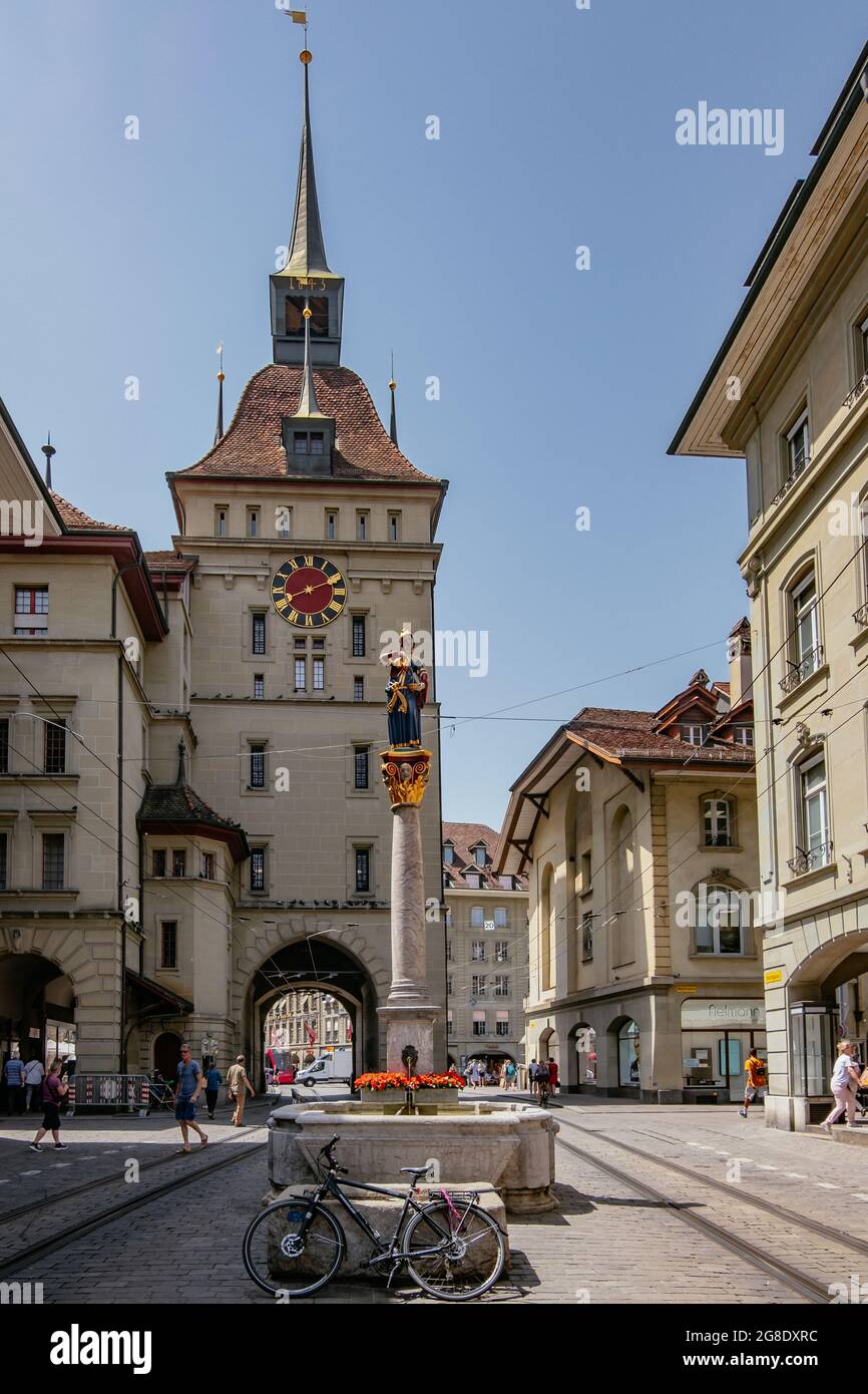 Kafigturm - Medieval Clock Tower in the Old Town - Landmark, Former ...