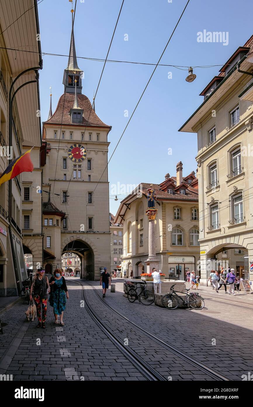 Kafigturm - Medieval Clock Tower in the Old Town - Landmark, Former ...