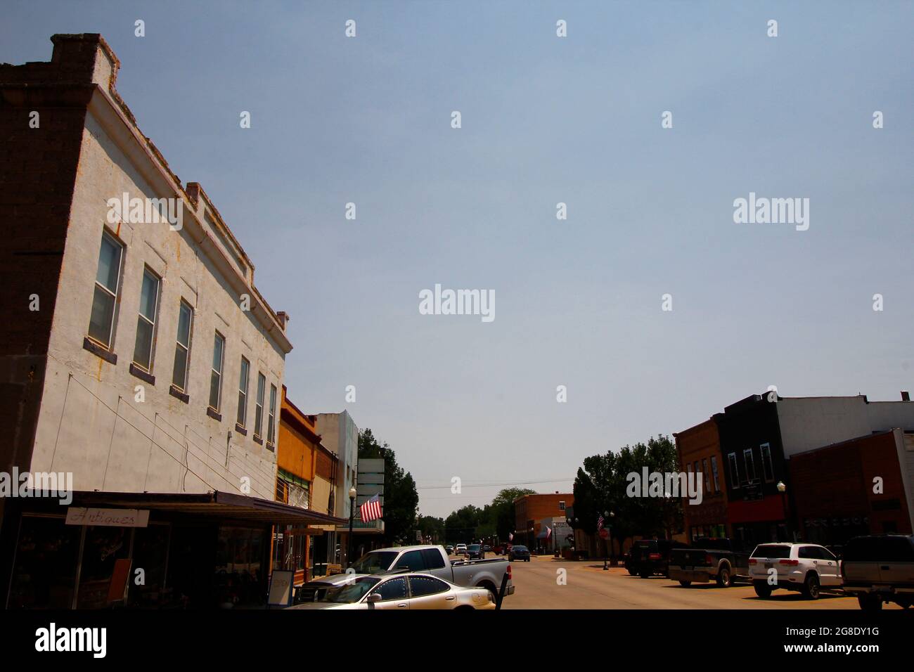 Streetscape in Belle Fourche, South Dakota Stock Photo - Alamy
