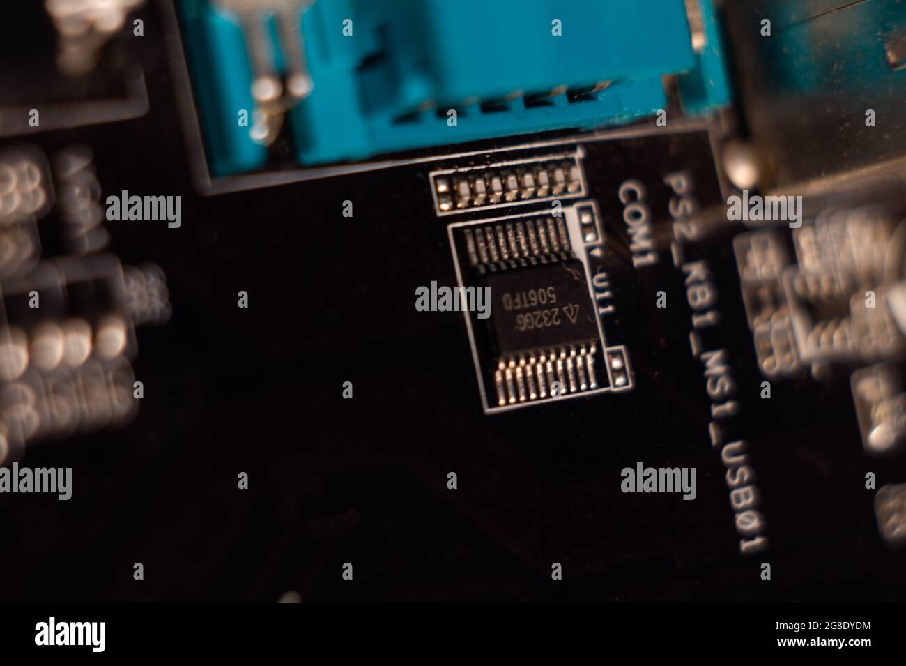 Closeup shot of the inner parts of a computer Stock Photo - Alamy
