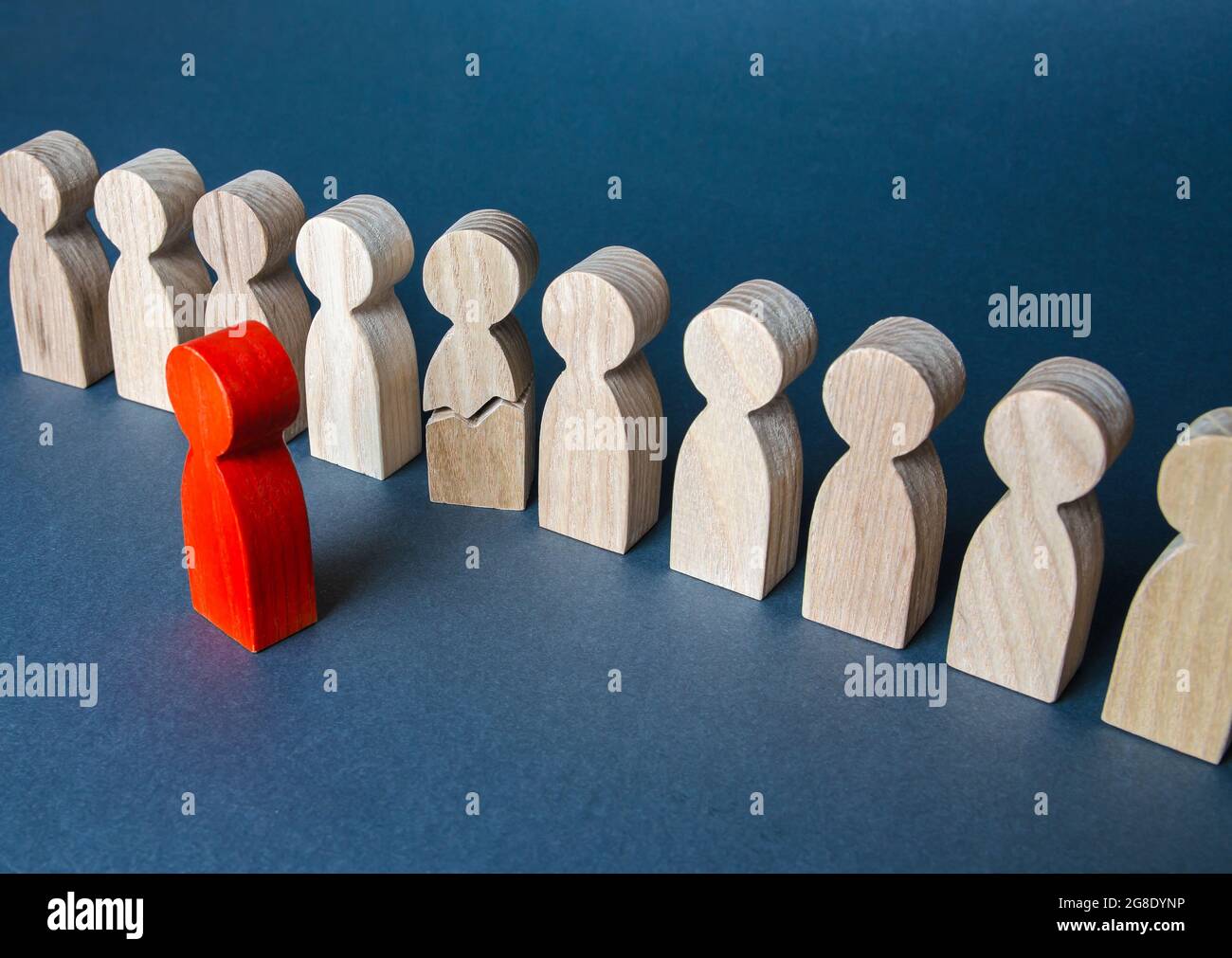 Leader puts psychological pressure on the subordinate. Stress, nervous ...