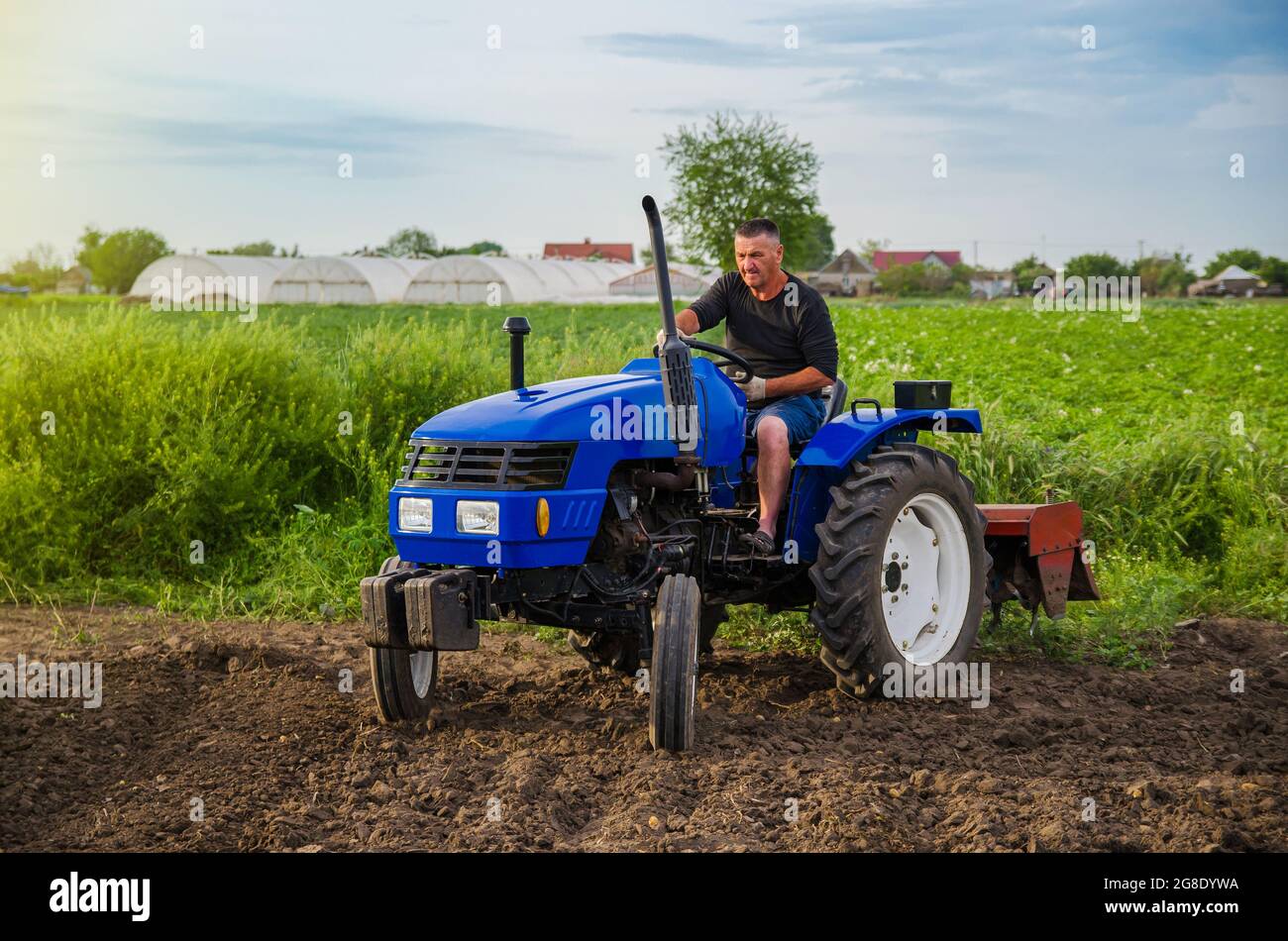 Farmer rides hi-res stock photography and images - Alamy
