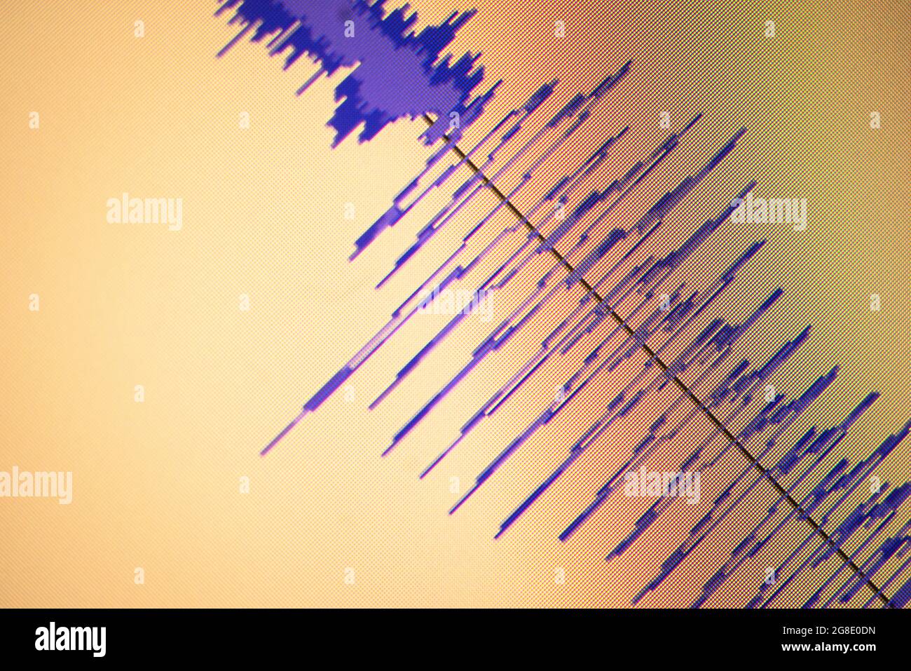 Voiceover studio voice actor dialogue recording audio sound wave on ...