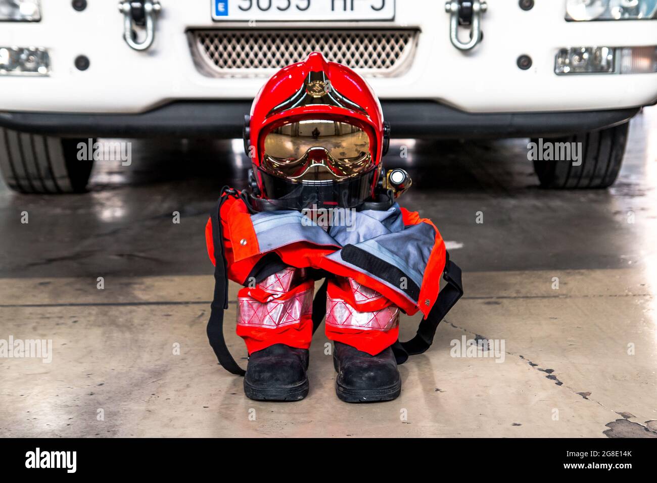BARCELONA, SPAIN - Feb 27, 2016: The helmet with eye protection and ...