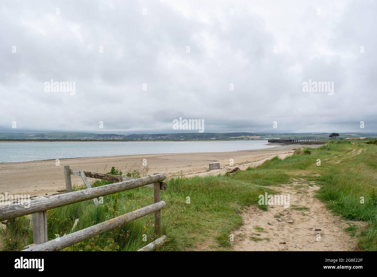 Walking by the beach in Instow, Devon, England Stock Photo - Alamy