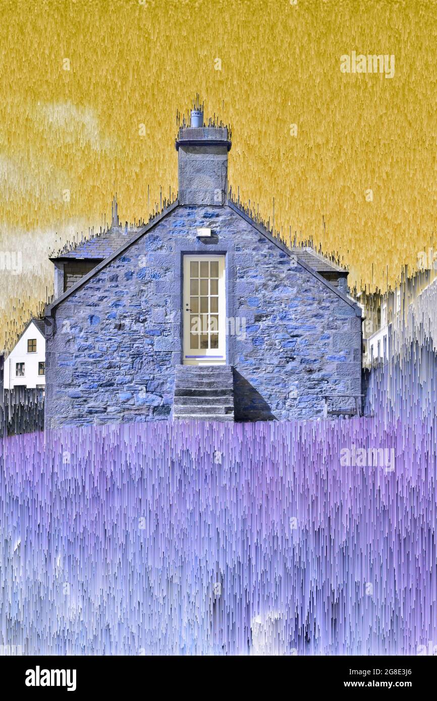 Another type of view of a coastal home Stock Photo - Alamy