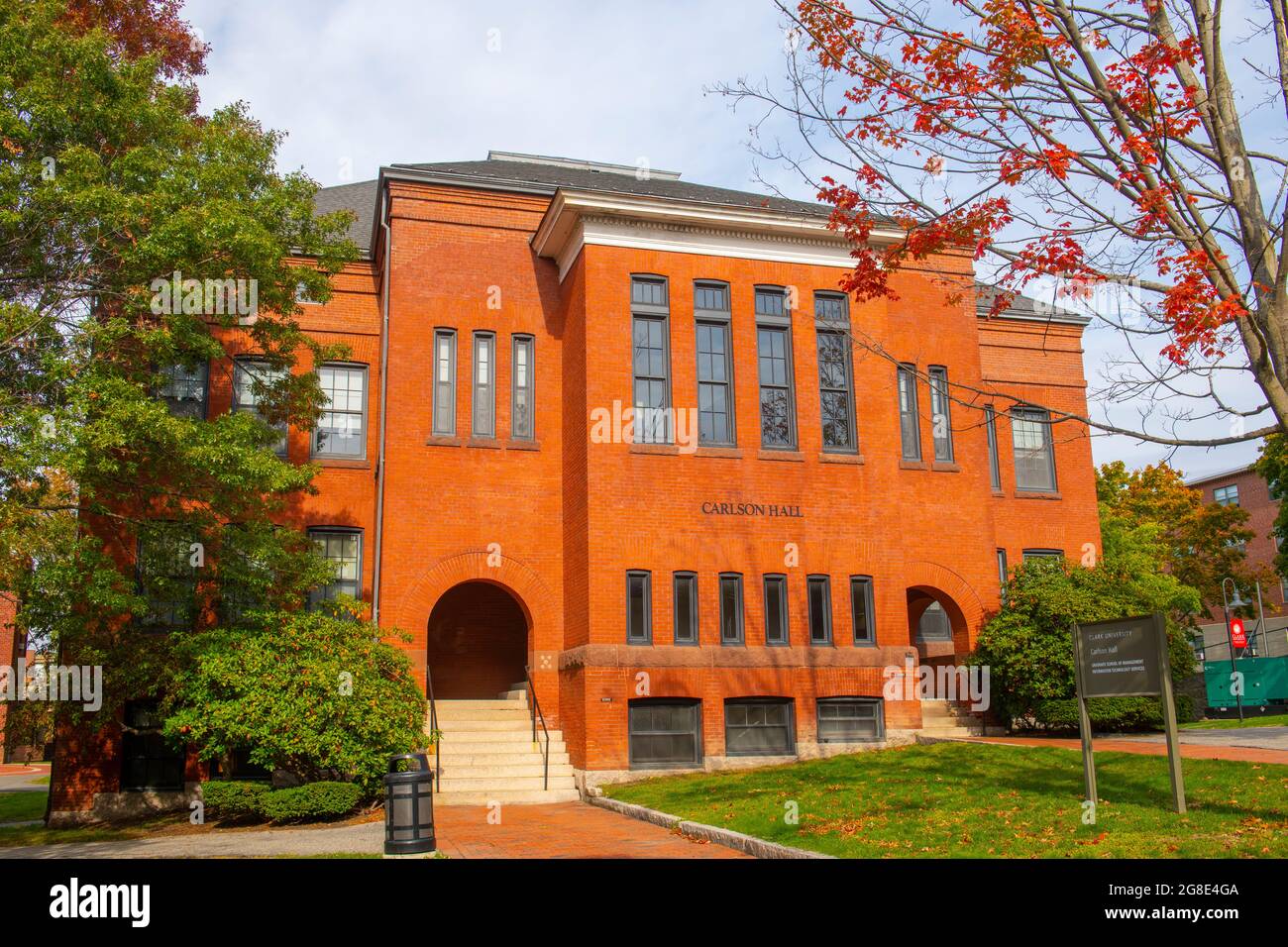 Clark University Worcester Logo