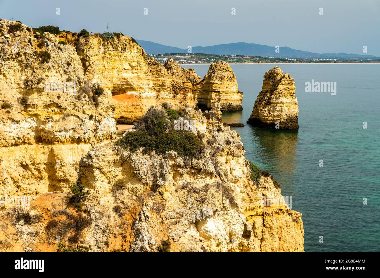 Coastal cliffs at Ponta da Piedade in Lagos, Portugal Stock Photo - Alamy