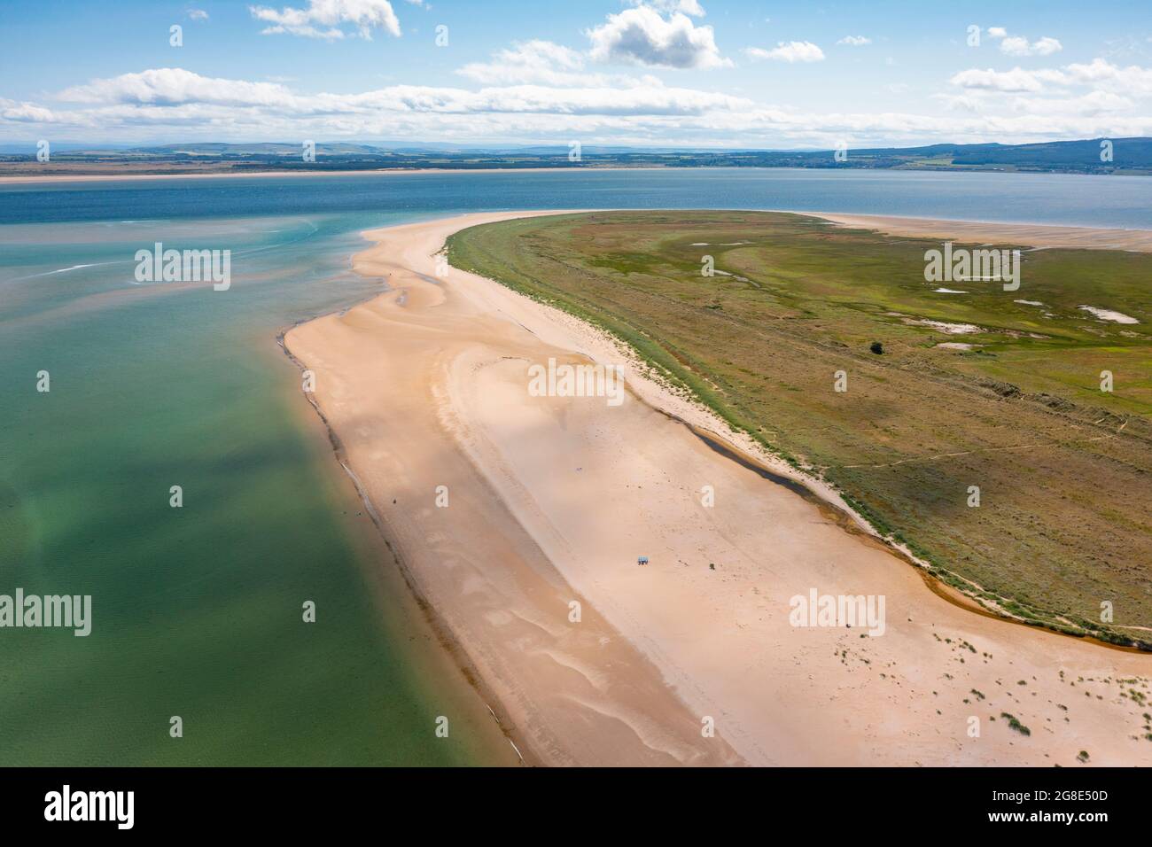 Aerial view of dornoch beach hi-res stock photography and images - Alamy