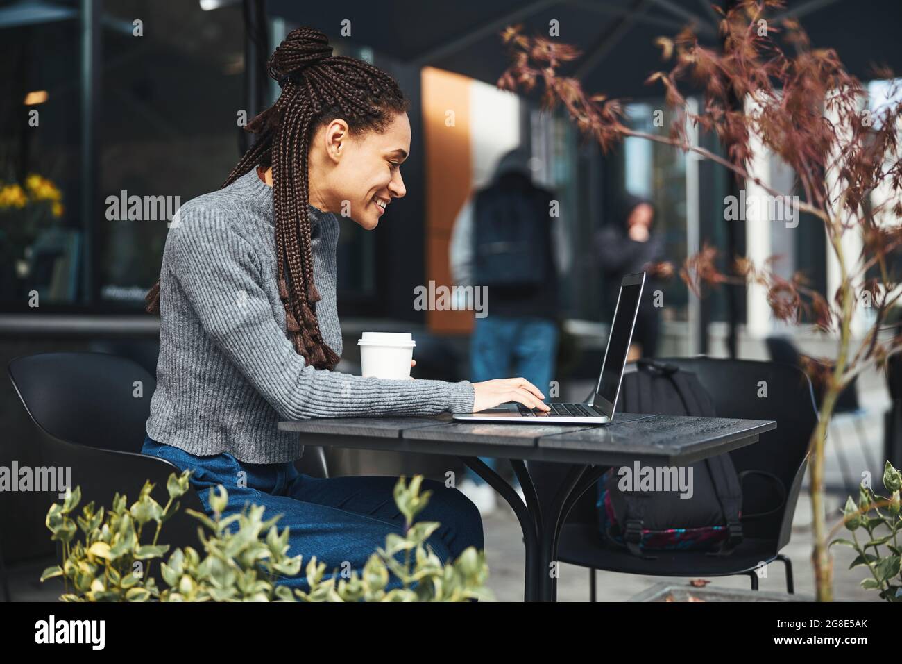 Finally getting good Internet connection to chat with family Stock ...