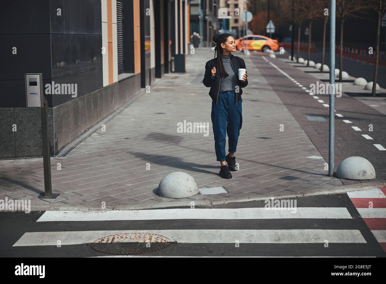 Walk along empty street hi-res stock photography and images - Alamy