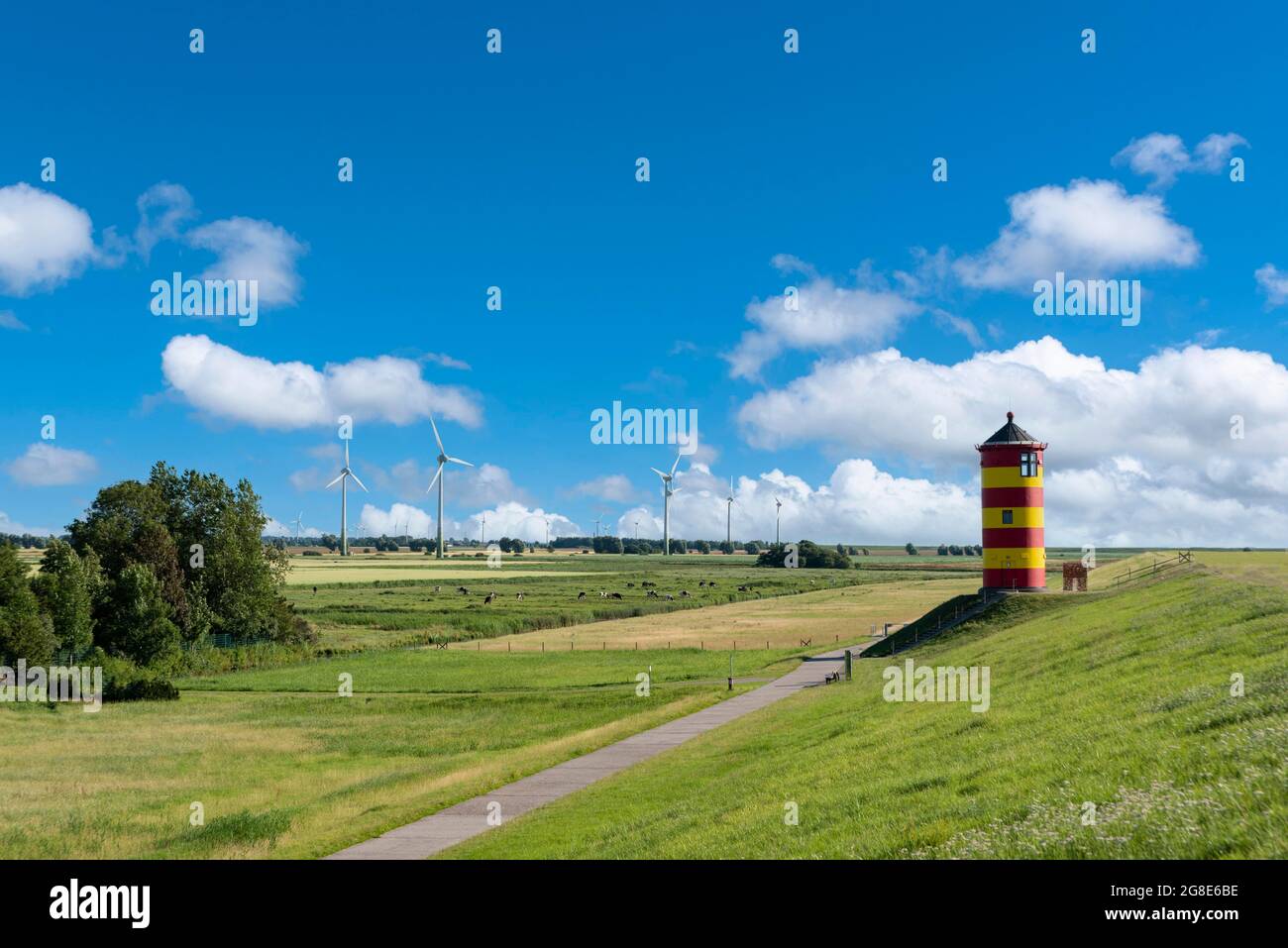 Dike landscape hi-res stock photography and images - Alamy