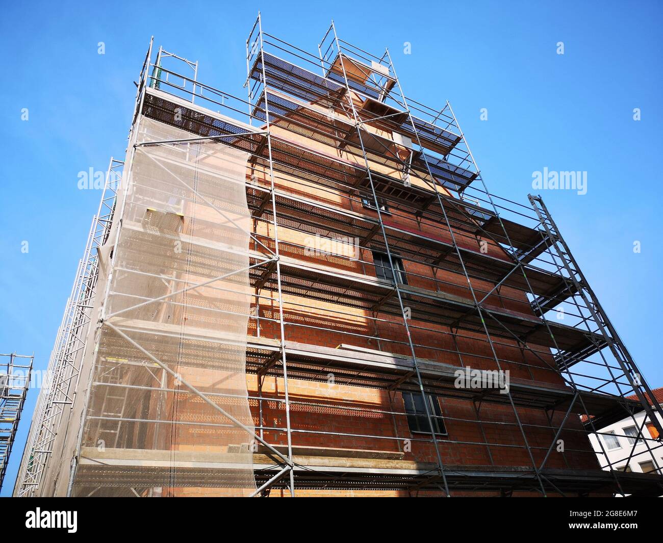 Low angle shot of a residential building Stock Photo - Alamy