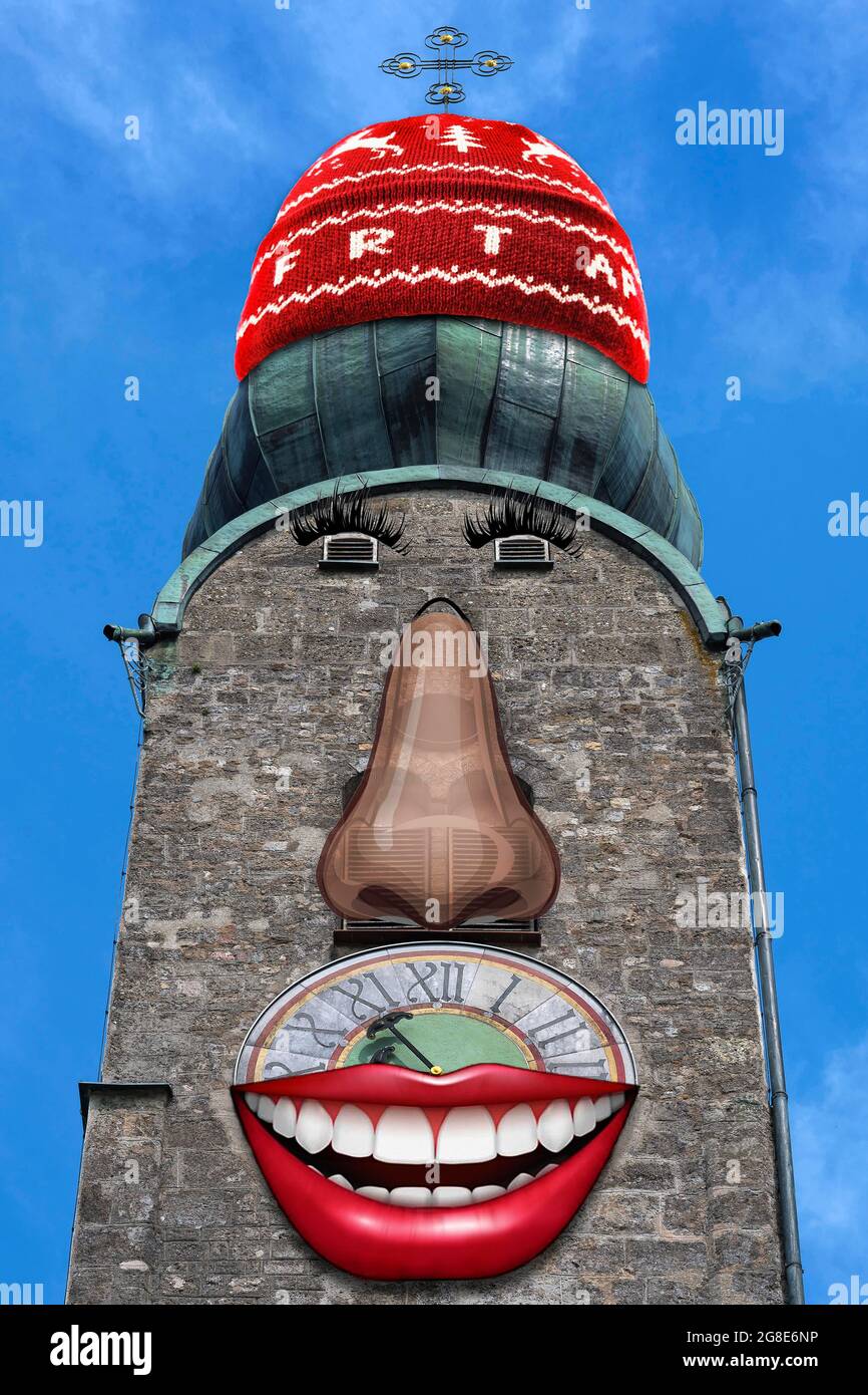 Digital clock tower hi-res stock photography and images - Alamy