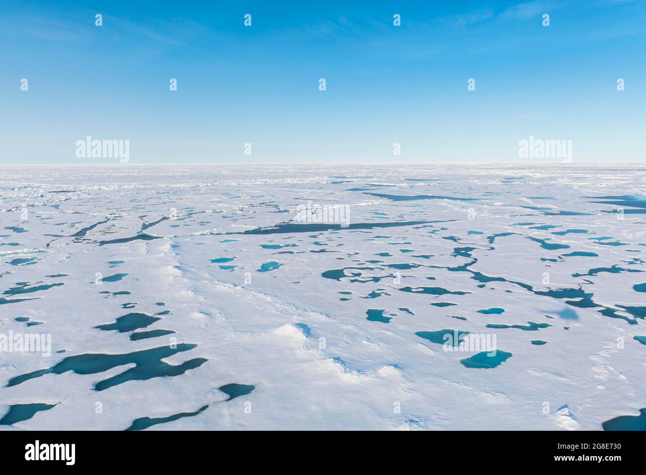 North pole aerial view hi-res stock photography and images - Alamy