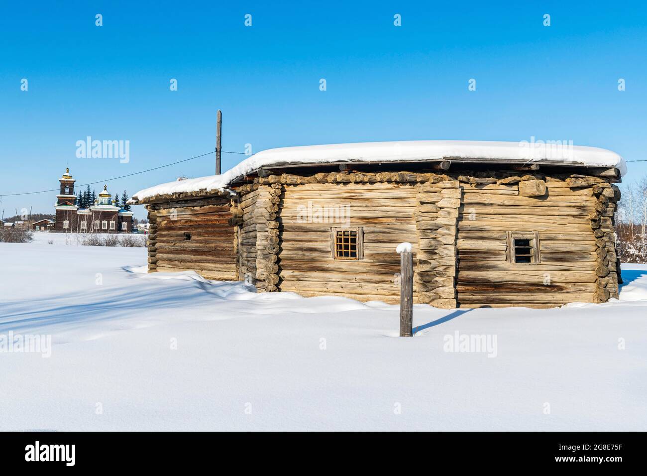 Traditional dwelling, Cherkekhskiy regional museum, Road of Bones ...