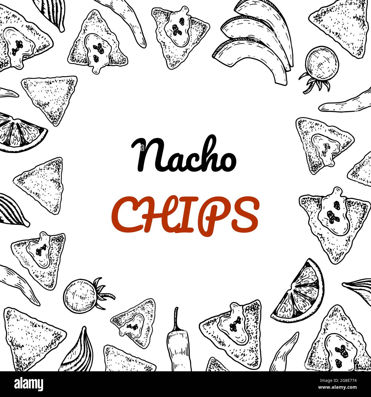 Nachos Drawing Hand