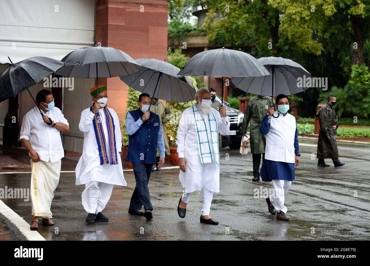New Delhi, India. 19th July, 2021. NEW DELHI, INDIA - JULY 19: Prime Minister Narendra Modi ...