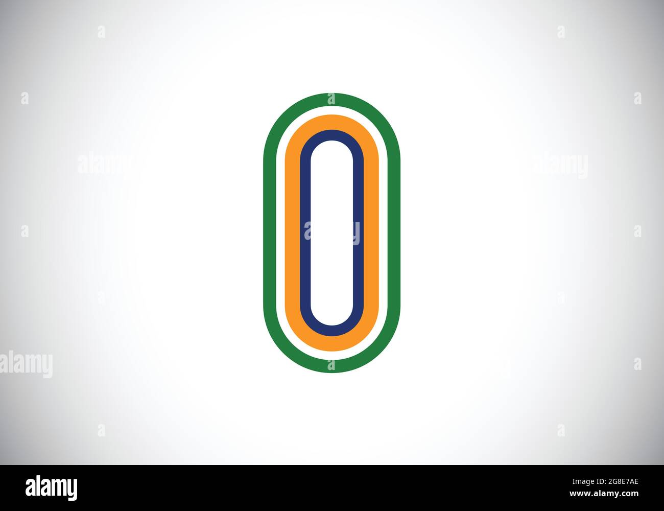 Colorful Initial I monogram letter alphabet. Children's cute alphabet ...