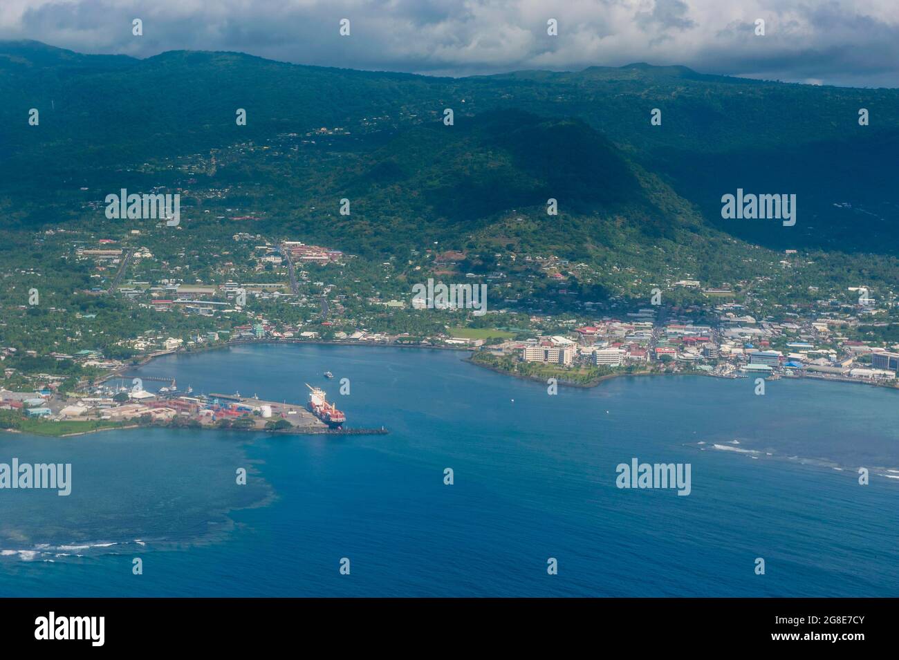 Samoa aerial view hi-res stock photography and images - Alamy