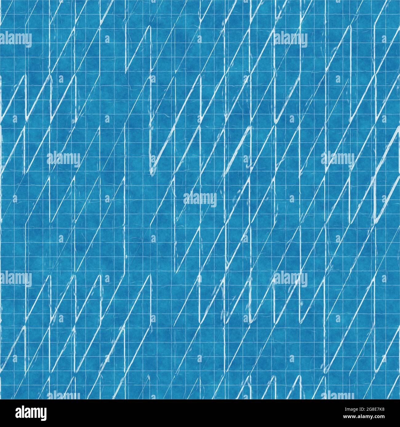 Seamless bright blue blueprint pattern for textile and print Stock ...