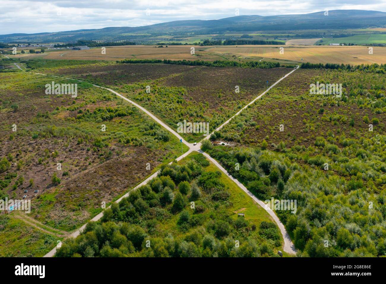 Drone view inverness hi-res stock photography and images - Alamy