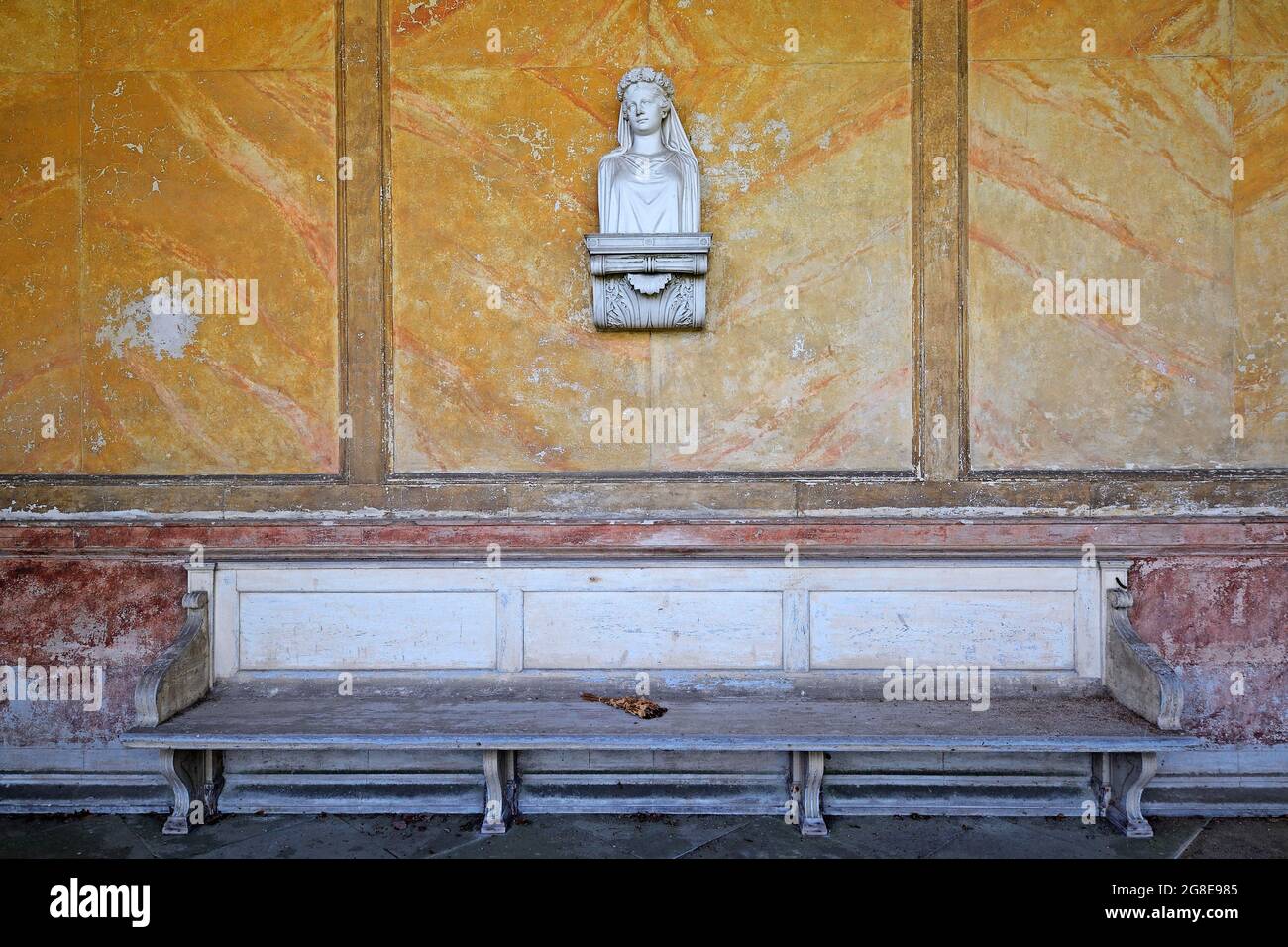 Porticus in memory of Queen Luise, Pfaueninsel, Berlin, Germany Stock ...