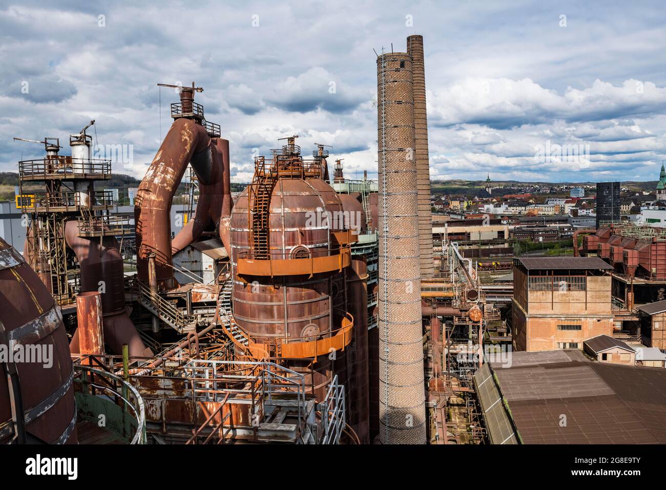 Unesco world heritage site Voelklingen Ironworks, Saarland, Germany ...