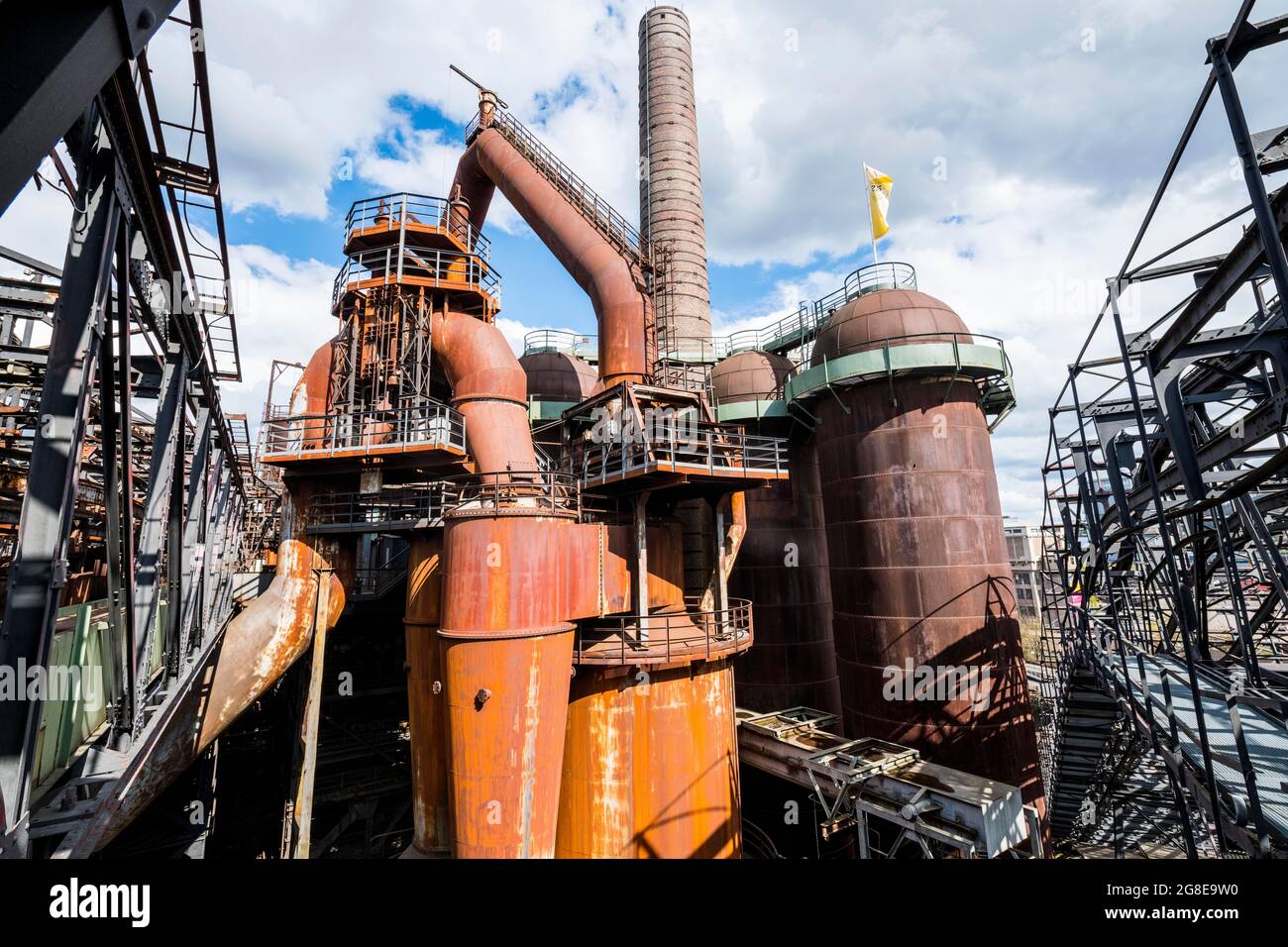 Unesco world heritage site Voelklingen Ironworks, Saarland, Germany ...