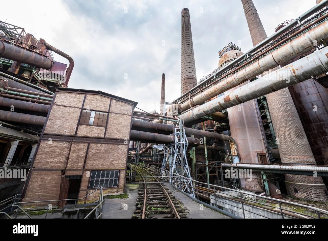 Unesco world heritage site Voelklingen Ironworks, Saarland, Germany ...