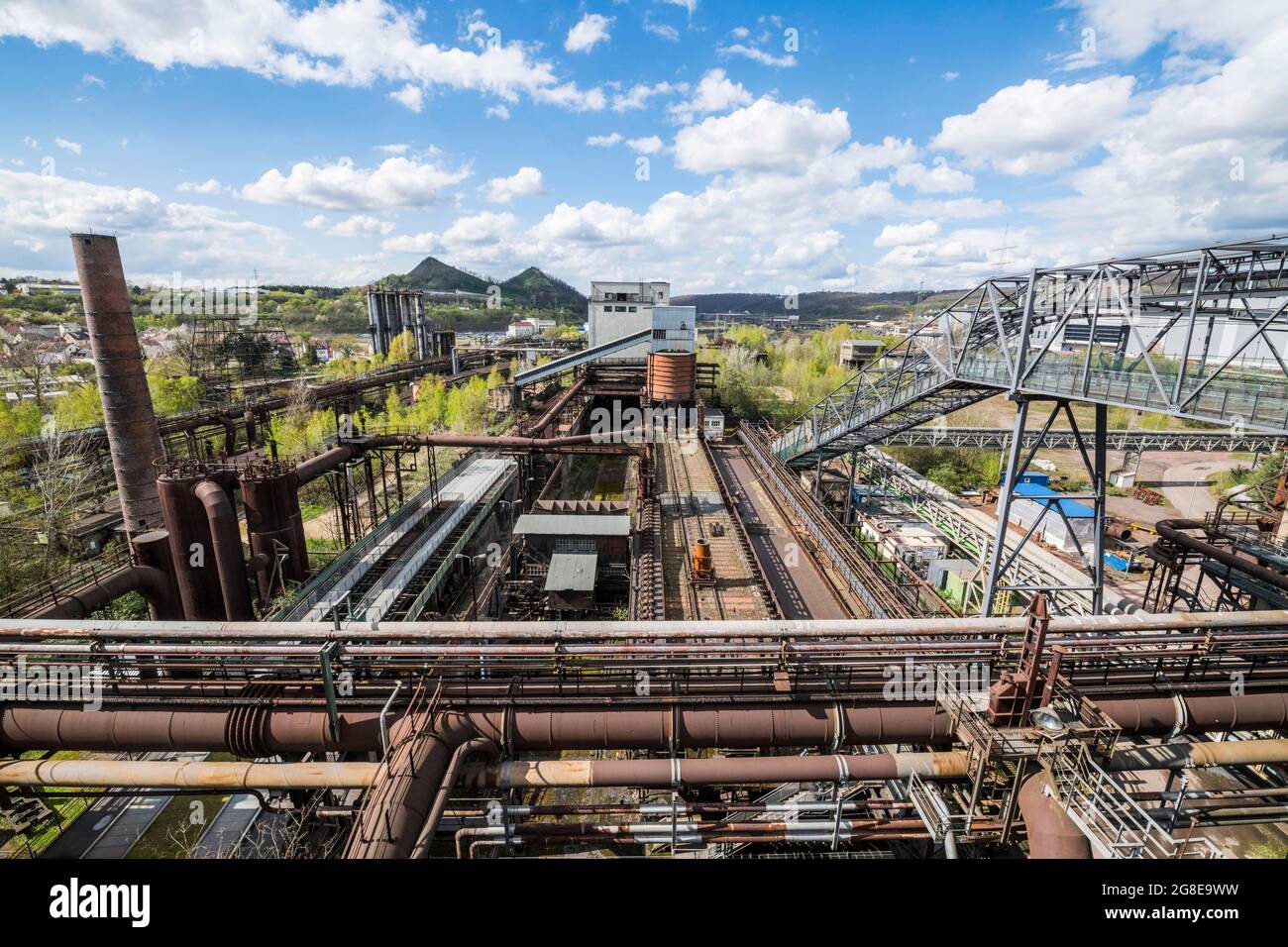 Unesco world heritage site Voelklingen Ironworks, Saarland, Germany ...