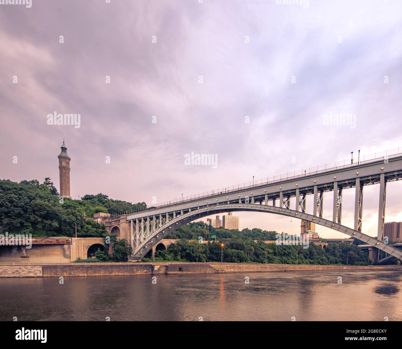 Bronx, NY - USA - July 17, 2021: Wide horizontal view of the historic ...