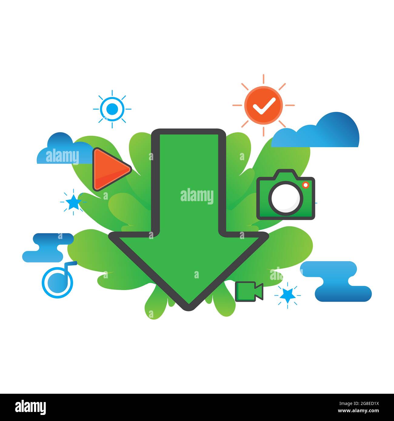 download illustration. Flat vector icon. can use for, icon design ...