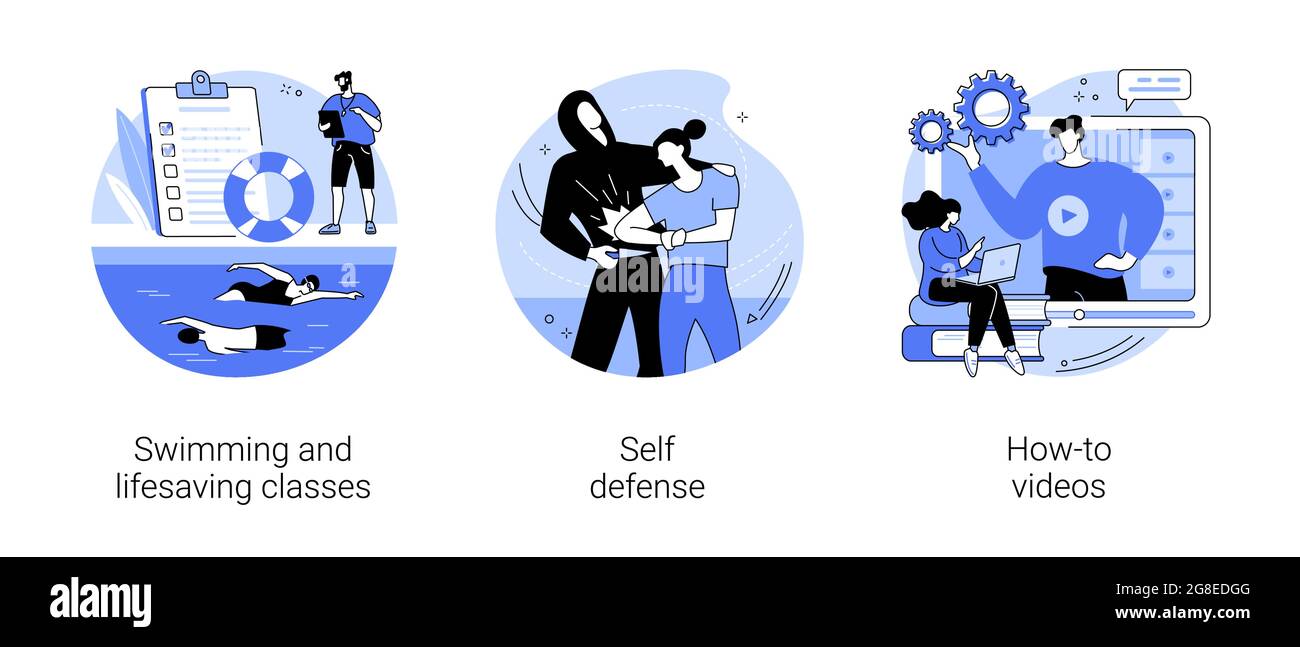 Personal training abstract concept vector illustrations Stock Vector ...