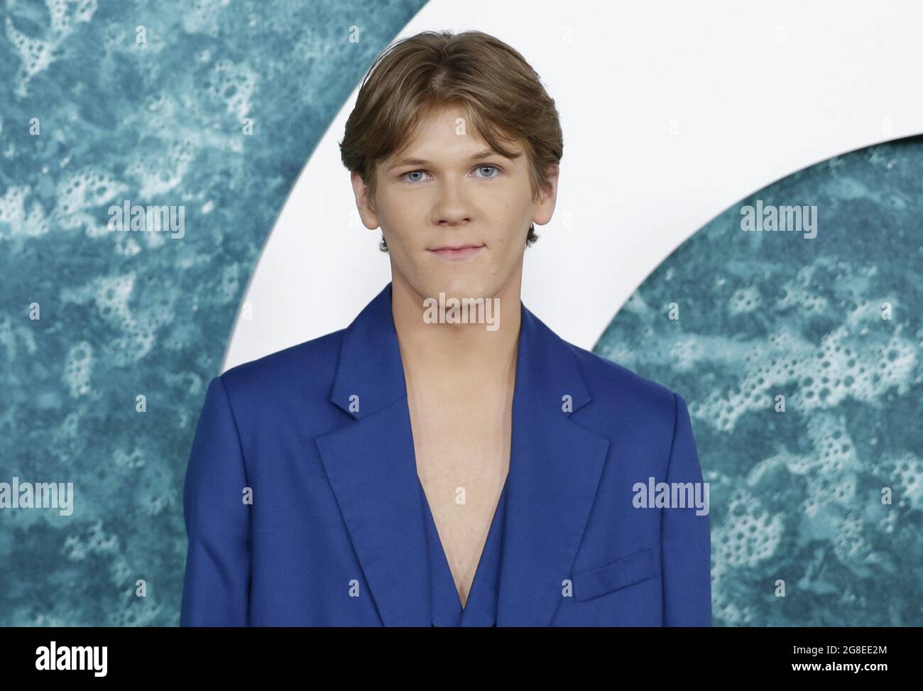 New York, United States. 19th July, 2021. Davis Burleson arrives on the ...