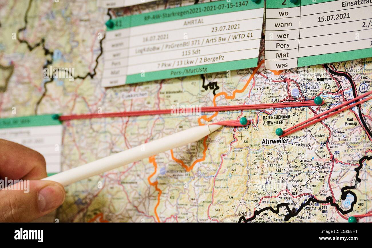 Berlin, Germany. 19th July, 2021. The Bundeswehr's deployment areas in ...