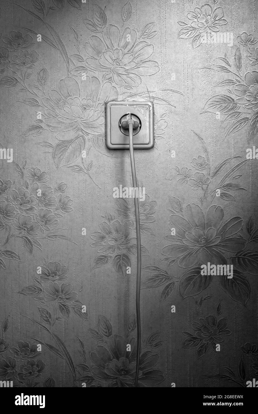 Old electrical equipment in Black and White Stock Photos & Images - Alamy