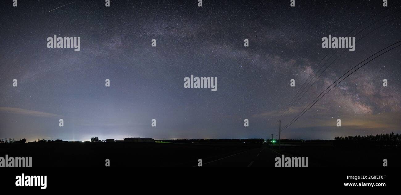 Thunderstorm night milky way hi-res stock photography and images - Alamy