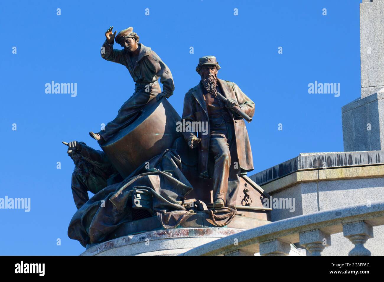 Navy statue, Lincoln Tomb State Historic Site, Springfield, Illinois ...