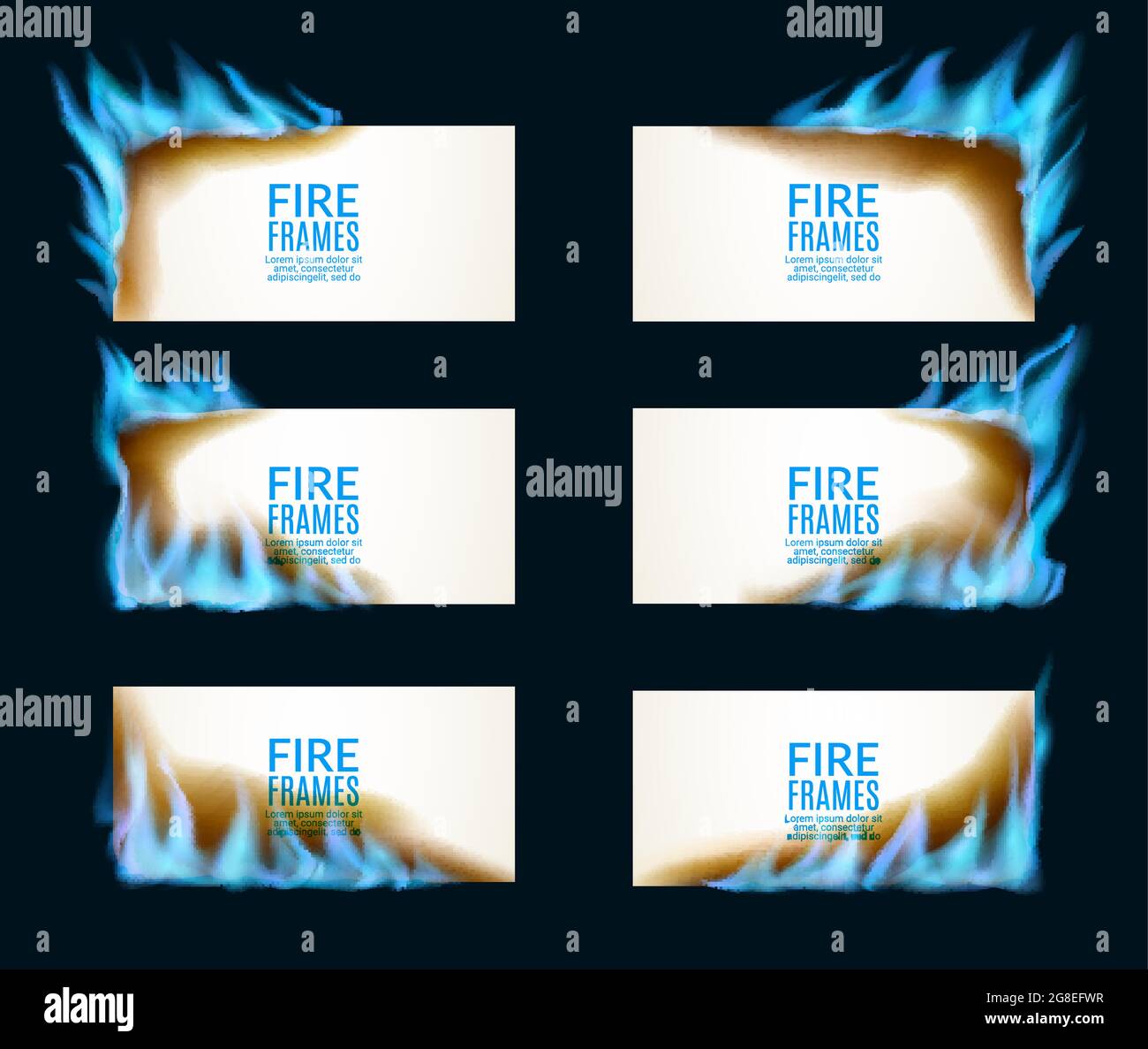 Forge flames Stock Vector Images - Alamy