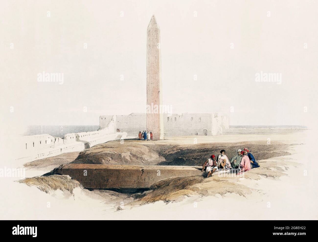 Library of alexandria illustration hi-res stock photography and images ...