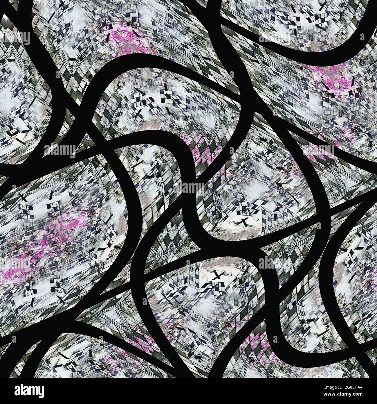 Digital Abstract Pattern and colourful background Stock Photo - Alamy