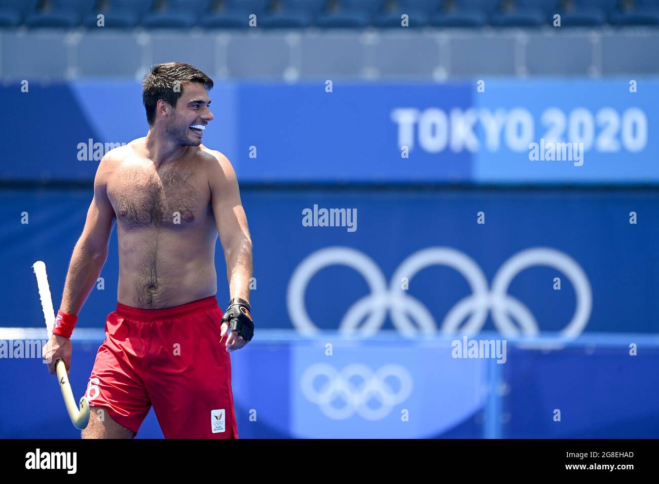 athlete Alexander Hendrickx pictured during a preparation game between ...