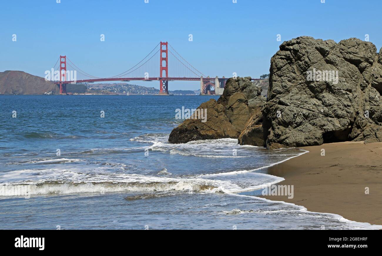 Baker beach california trail hi-res stock photography and images - Alamy