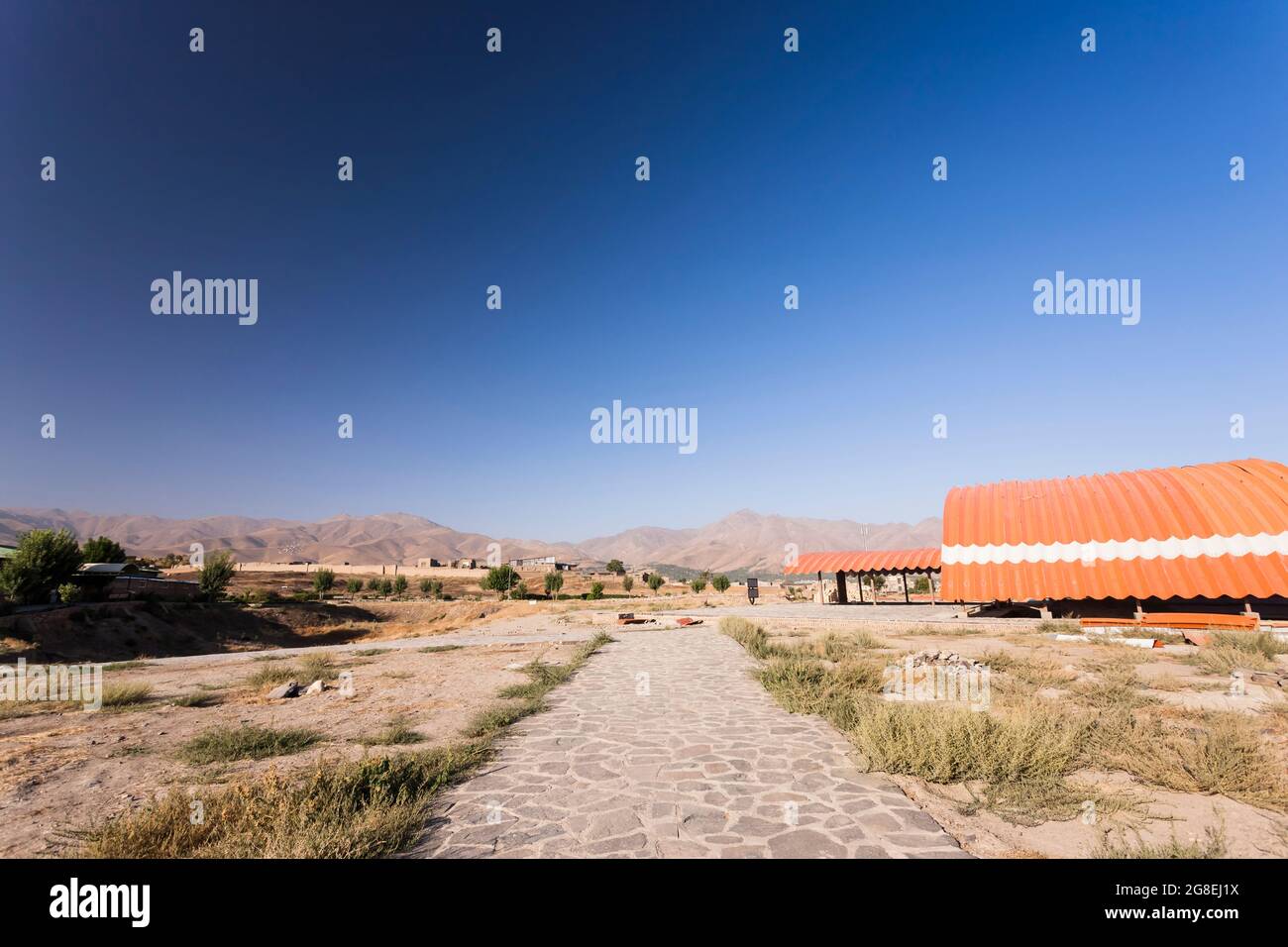 Excavation site of ancient Ecbatana hill, Hamedan(Hamadan), Hamadan ...