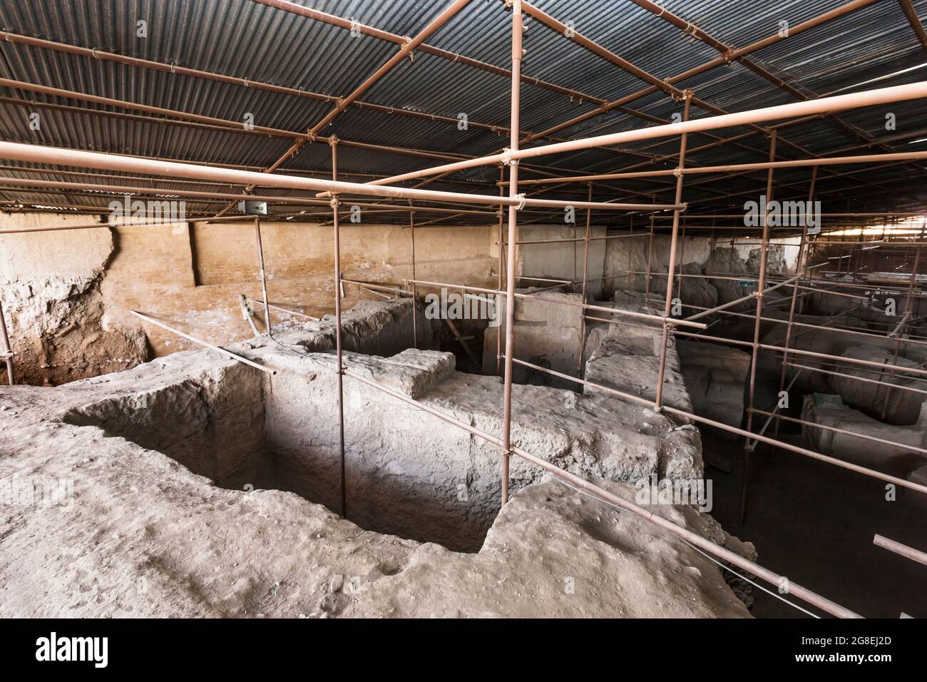 Excavation site of ancient Ecbatana hill, Hamedan(Hamadan), Hamadan ...