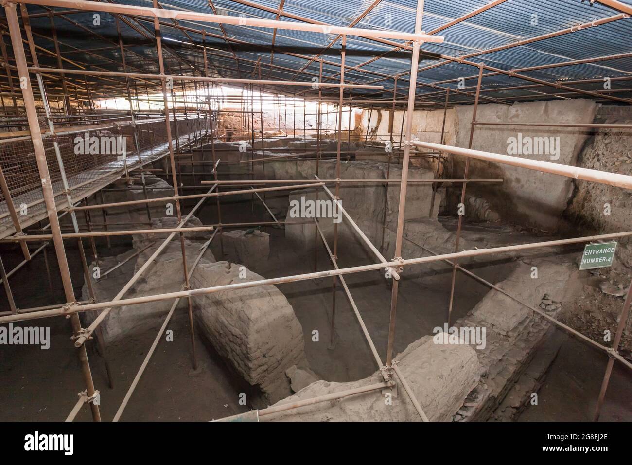 Excavation site of ancient Ecbatana hill, Hamedan(Hamadan), Hamadan ...