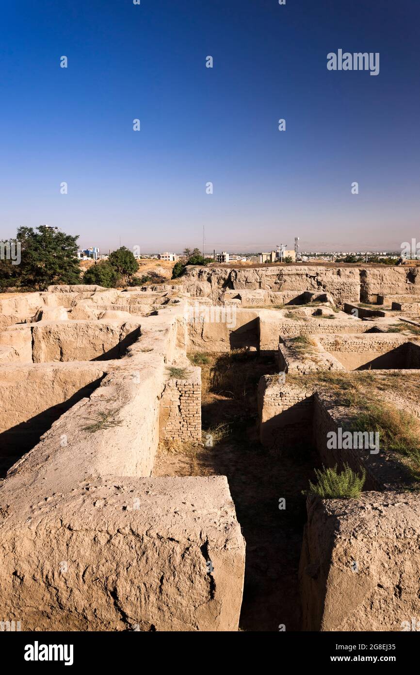 Excavation site of ancient Ecbatana hill, Hamedan(Hamadan), Hamadan ...