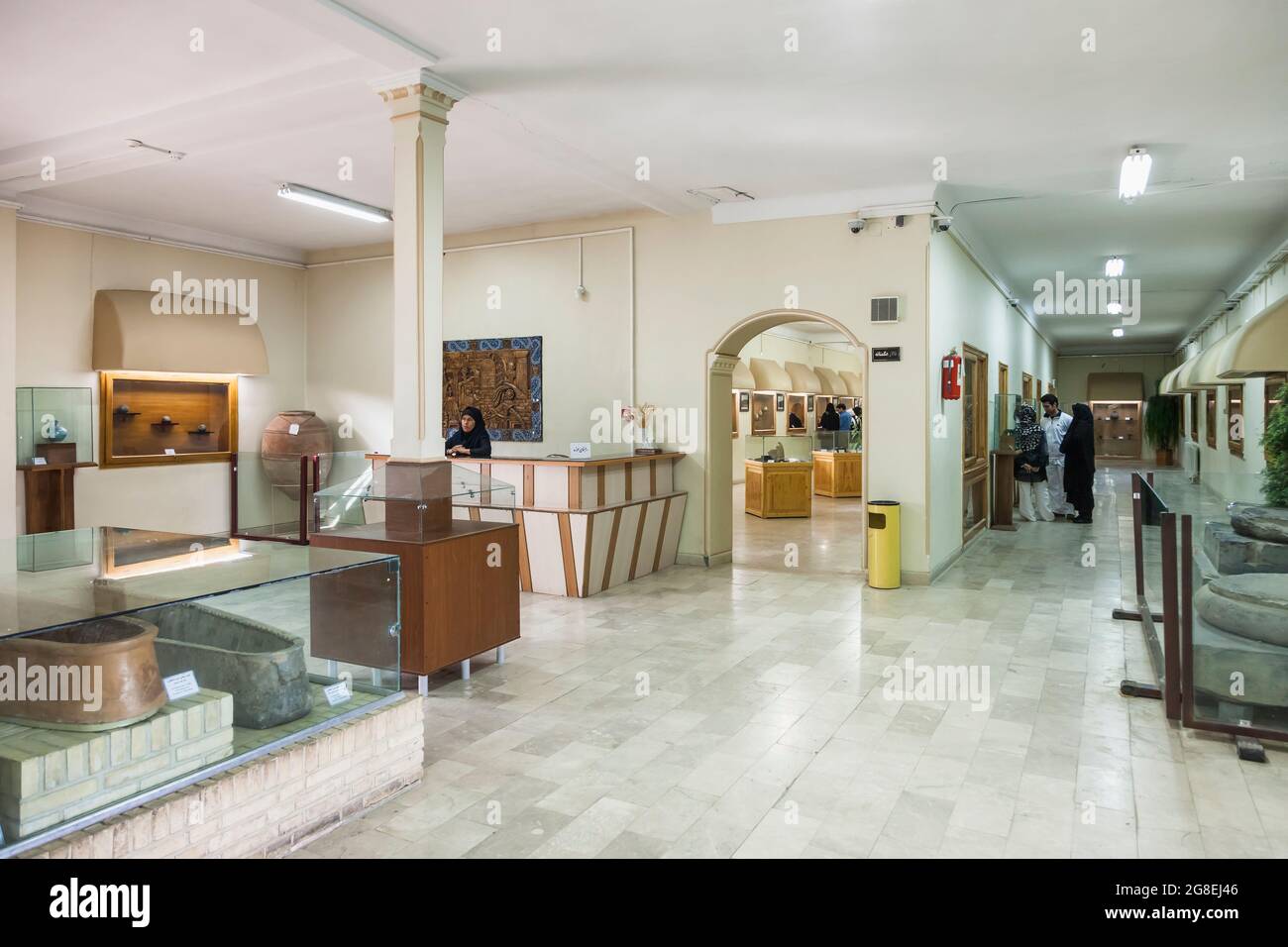 Interior, Hamadan Archeological Musuem, at ancient Ecbatana hill ...