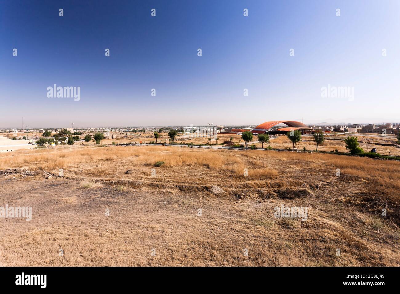 Excavation site of ancient Ecbatana hill, Hamedan(Hamadan), Hamadan ...